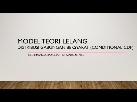 Model Teori Lelang (20): Distribusi Gabungan Bersyarat (Conditional CDF)