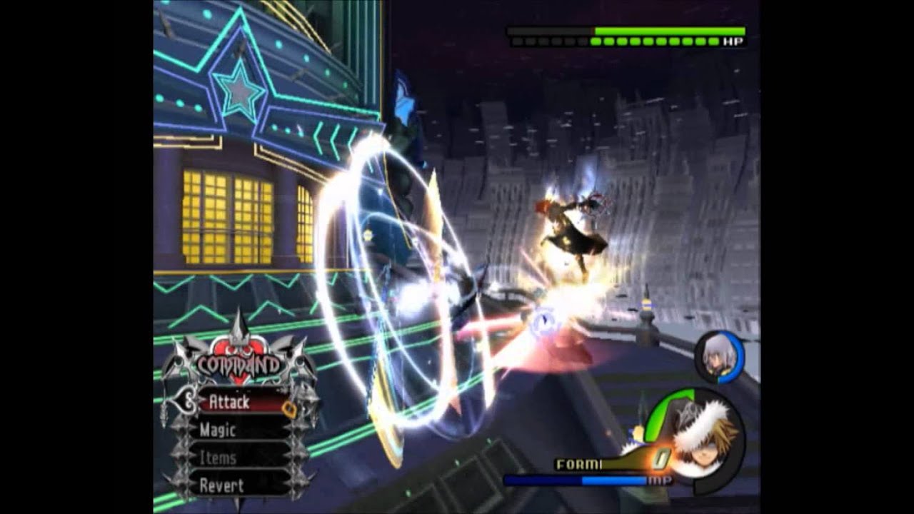Christmas Final Sora, Riku, and Axel VS. Xemnas
