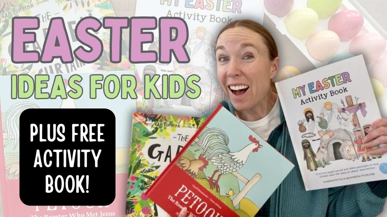 FREE Easter Activity Book + Simple Christ-Centered Easter Activities for Kids