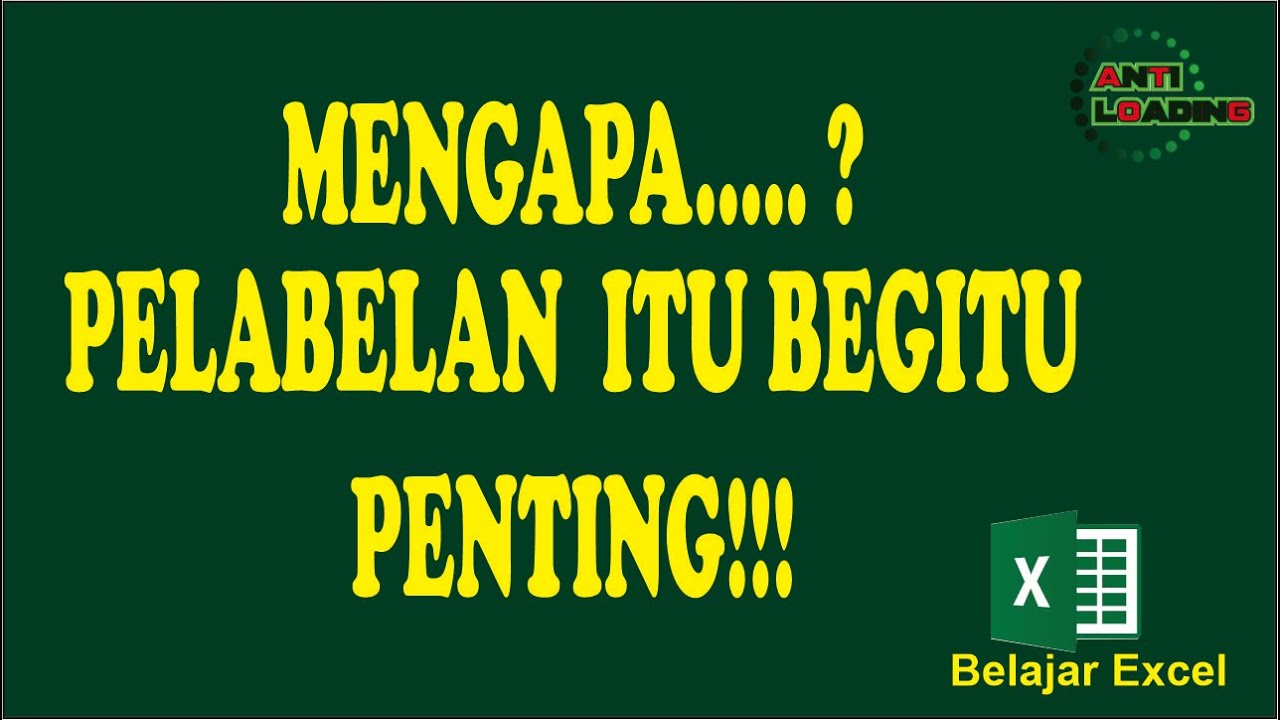 Cara Membuat Label  Di Microsoft Excel