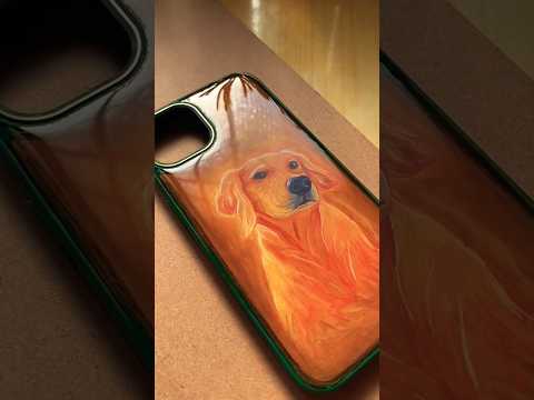 A beautiful dog🐕 on mobile cover #shorts #dog #dogs #mobilecases #mobilecover #ytshorts