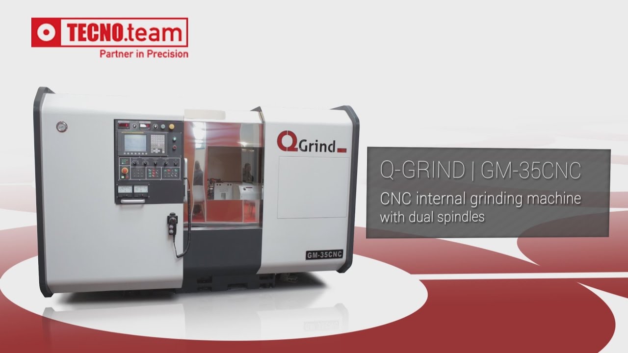 Tecno.Team - Q-grind GM-35CNC @ Grindtec Augsburg 2016 [ENG]