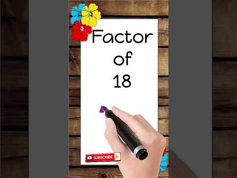 Factors of 18 #shorts