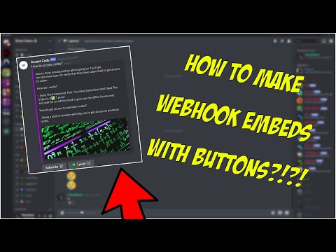 How To Make Webhook Embeds With Buttons?!?!!?!?