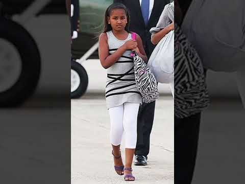 Sasha Obama transformation #shorts #daughter #barakobama