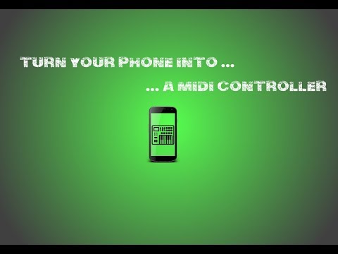 Turn your phone into a MIDI controller