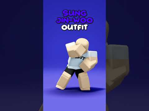 Sung Jin Woo Outfit Idea #roblox