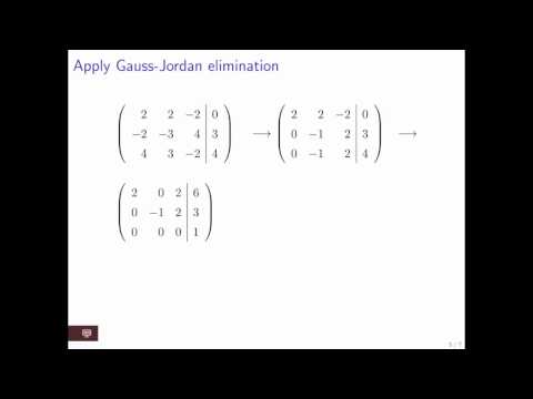 9.2.2 When a System of Linear Equations has No Solution