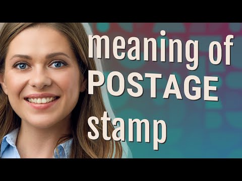 Postage stamp | meaning of Postage stamp
