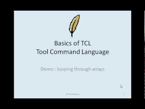 Learn TCL Lecture 6 Programming in tcl | for loop and foreach loop | Associative Arrays - Mind ...