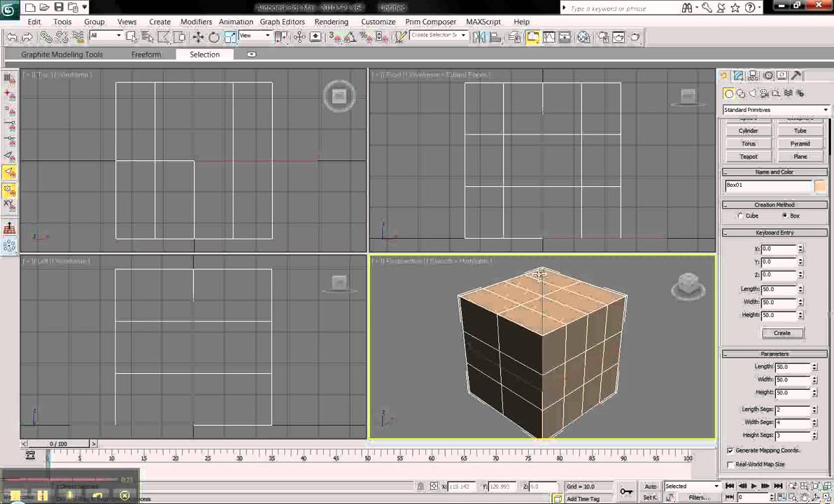 3d max basics tutorial - creating basic objects - standard primitives