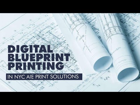 Digital Blueprint Printing in NYC | Print Services | AIE Print Solutions