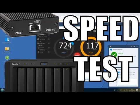 Synology DS3018xs NAS and the Sonnet Solo 10G Adapter - TB3 to 10Gbe Speed Tests