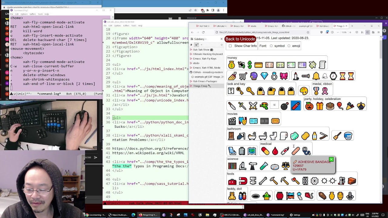 XahTV 2022-03-03 java python lisp's computational models, meaning of object, why python doc sucks