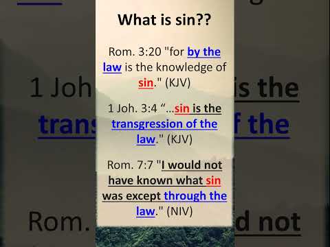 What is sin? (short)