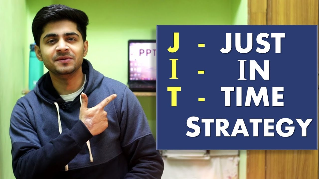 JUST IN TIME MANUFACTURING (JIT Strategy) IN HINDI | Inventory Management | BBA/MBA/Bcom |