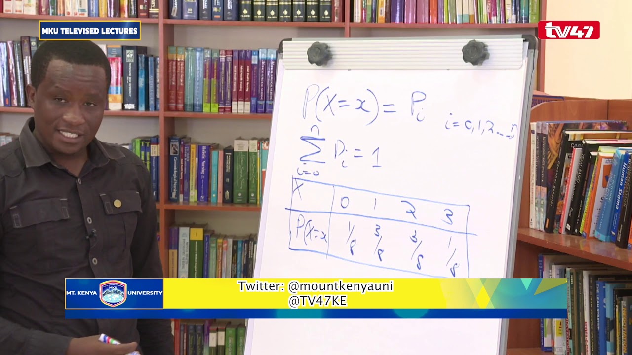 BMA2102: PROBABILITY & STATISTICS II LESSON 1