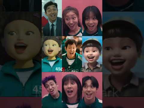 Squid Game 2 charactors singing "Chipi Chipi Chapa Chapa"