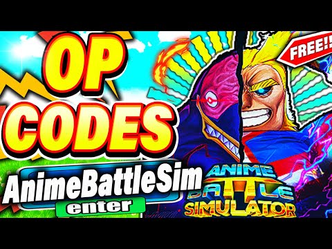 (2022) ALL *NEW* SECRET OP CODES In Roblox ANIME BATTLE SIMULATOR CODES!