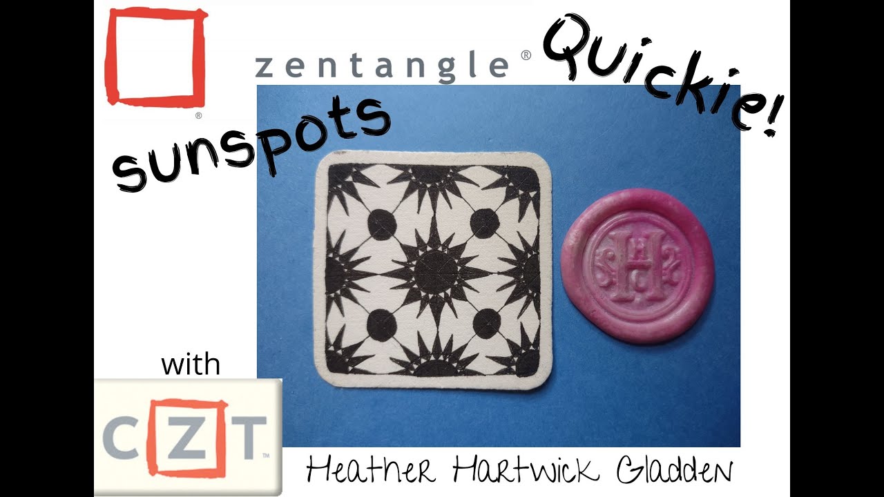 Sunspots | Zentangle® Quickie