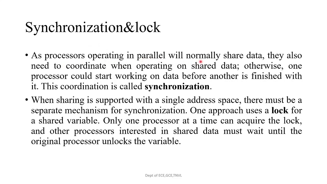 Lec32-Multicore and other shared memory multiprocessors