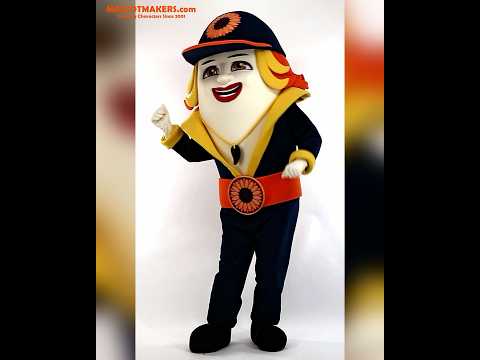 Sunflower Seed Man Mascot Costume | Mascot Makers - Custom mascots and ...