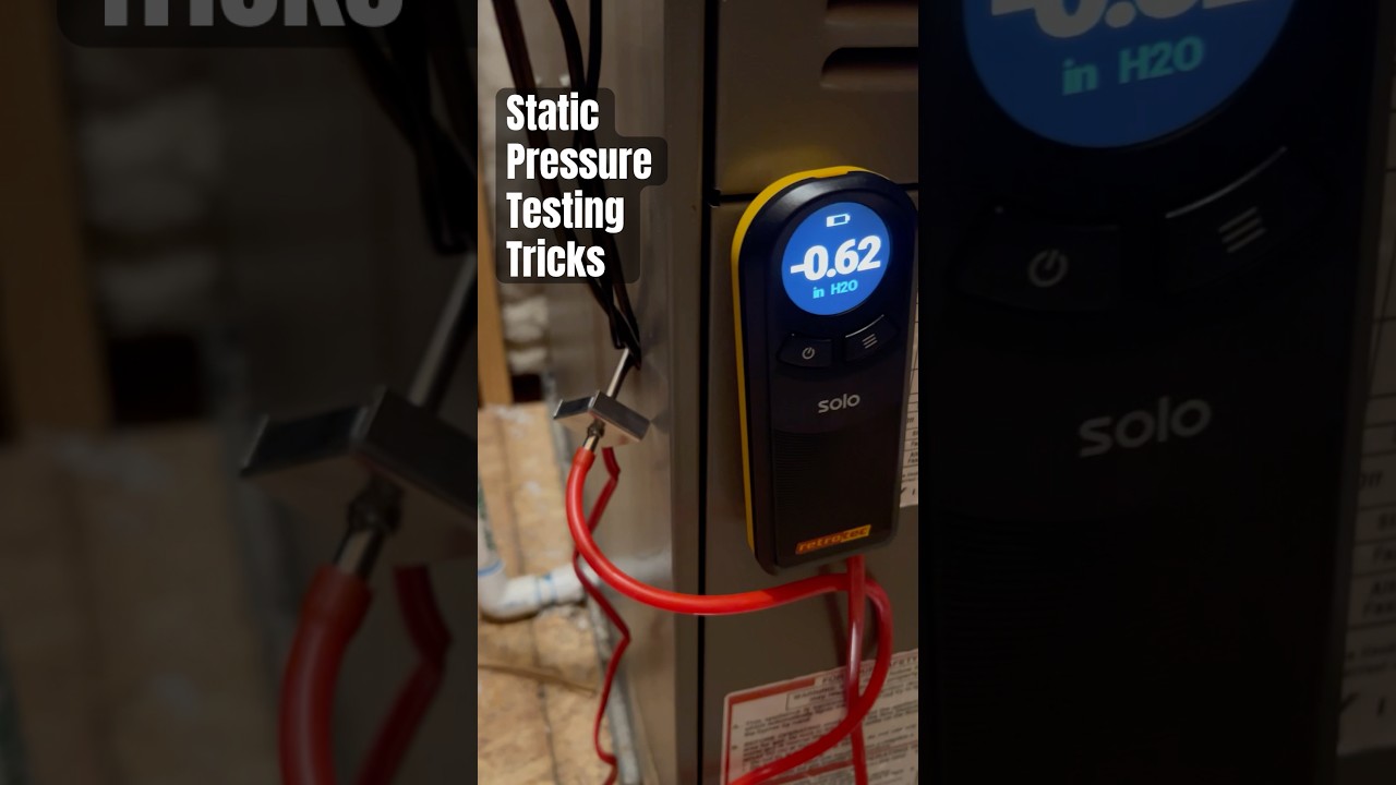 Static Pressure Testing Tricks: Home HVAC Diagnostics Training