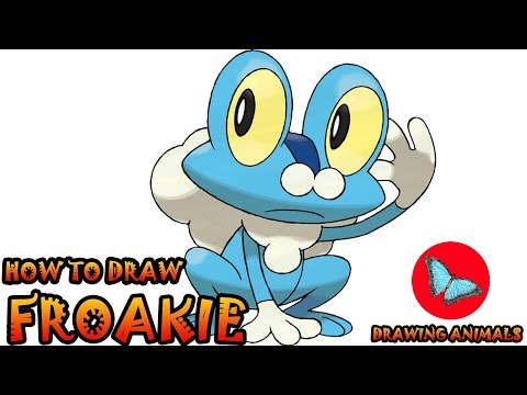 How To Draw Froakie Pokemon X And Y – I'm Youtuber – Follow my videos ...