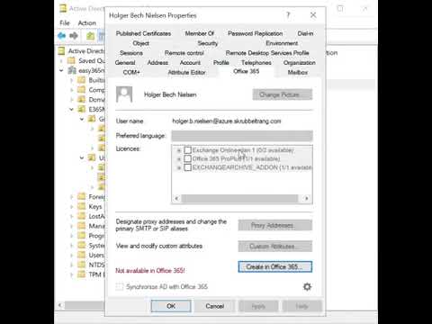 How to create a synchronized Office 365 user - SUPER EASY
