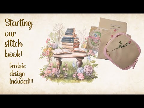 Starting our Stitch Book!!! Free stitch design included 😊 ️ #embroidery ...