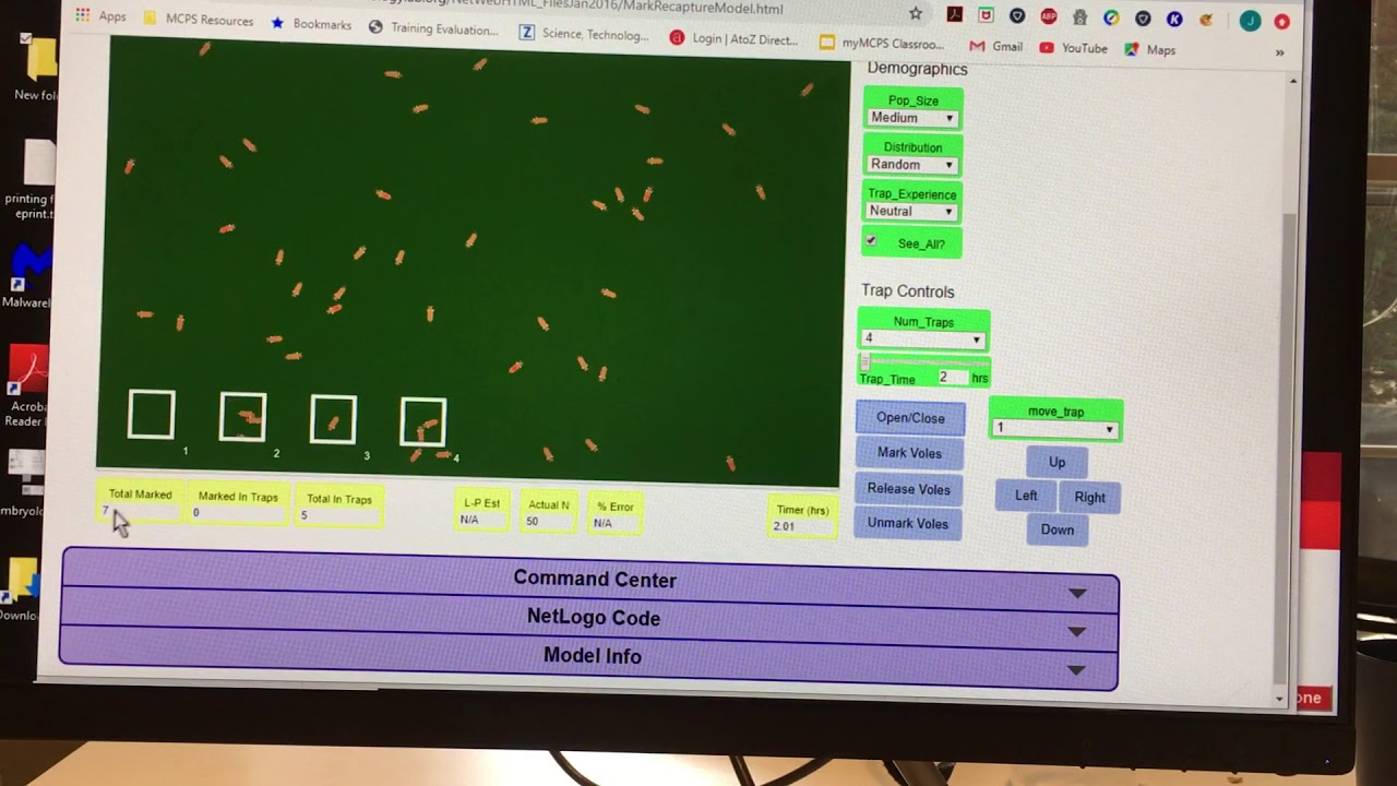 Estimating Population Size Lab Video