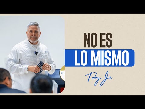 No es lo mismo - Pastor Toby Jr.