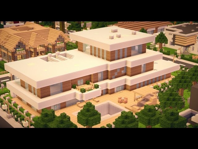 Modern House #003 (my best exterior) Minecraft Map