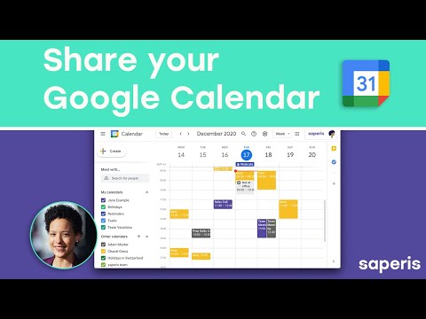 How to Share your Google Calendar with Others