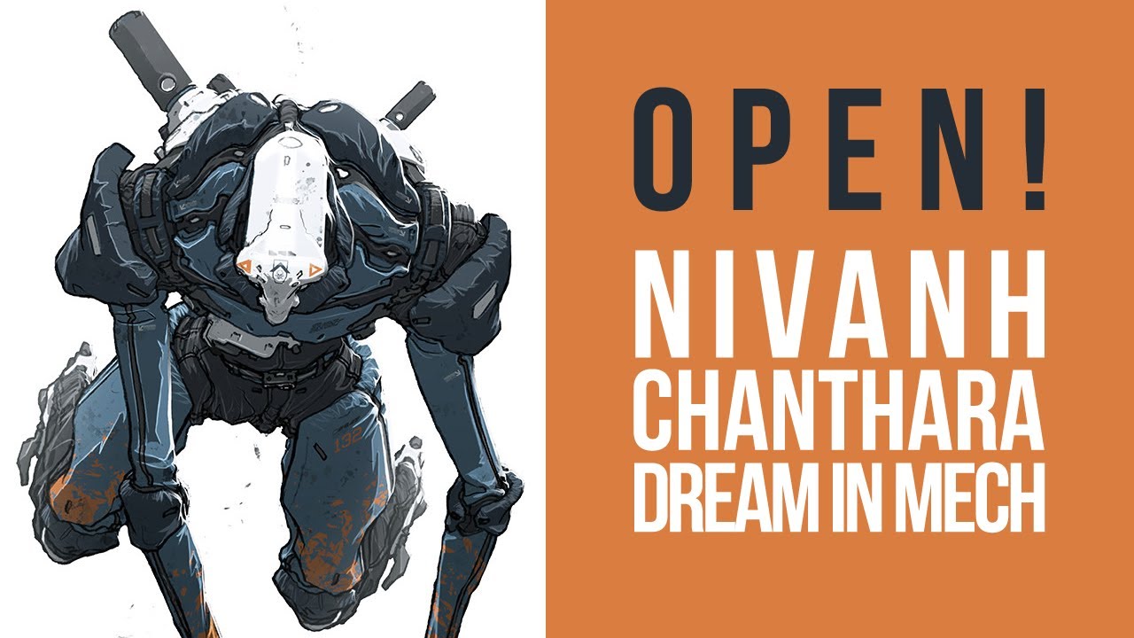 OPEN! Dreaming in Mech: The Art of Nivanh Chanthara book unboxing