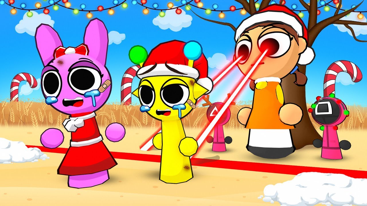 SPRUNKI vs Christmas SQUID GAME! Incredibox Sprunki Animation