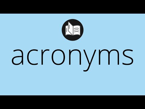 What ACRONYMS means • Meaning of ACRONYMS • acronyms MEANING • acronyms DEFINITION