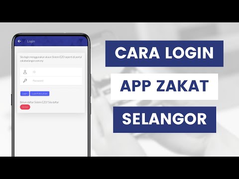 Cara Daftar Dan Login Ke Aplikasi ZakatSelangor Melalui Akaun Sistem EZO l Lembaga Zakat Selangor