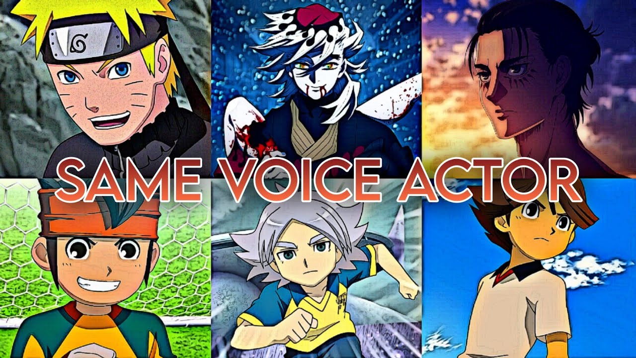 INAZUMA ELEVEN Characters Japanese Voice Actors In Other Anime Part 1