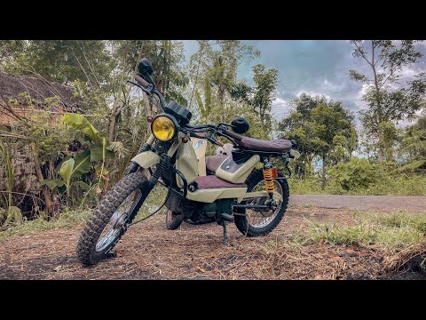 TVS XL100 modified