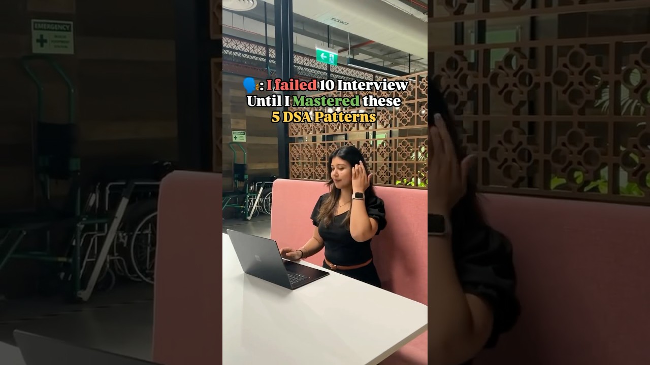 Master DSA patterns asked in every interview