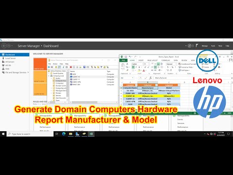 How to Generate a Report of All Domain Computers Manufacturer and Model Using PowerShell
