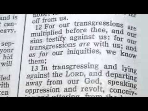 552 Chronological Bible (Judah's fall) Isaiah 59