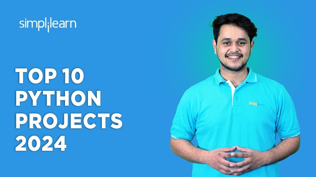 Top 10 Python Projects 2026 | 10 Best Python Projects for Resume | Python Project Ideas |Simplilearn