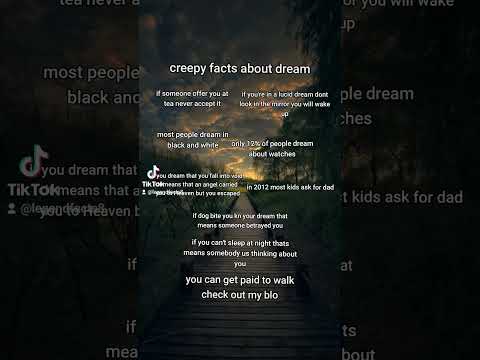 creepy facts about dreams