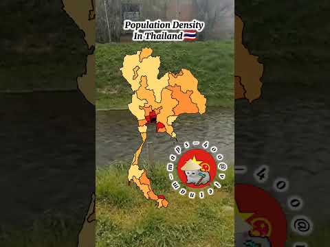 THAILAND - Population Density #mapping