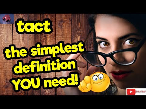 TACT. The simplest definition YOU need!! #tellsvidetionary™