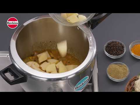 Hawkins 7 Litre Stainless Steel Pressure Cooker, Wide Cooker, Silver ...