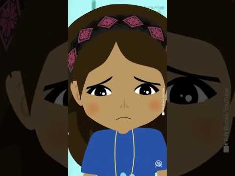 The cartoon ❝I Am from Palestine❝ is about Saamidah, a little Palestinian-American girl