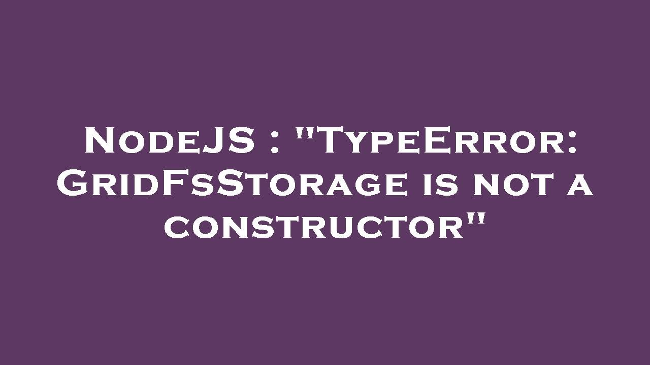 NodeJS : 